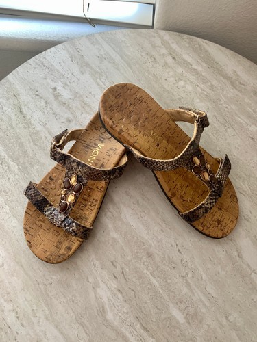 Vionic Orthaheel Viviana Women's Jeweled Embellished Brown Size 7M ...