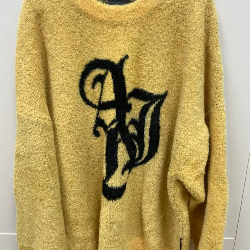Yellow Azobyaazo Logo Sweater - Size L | eBay