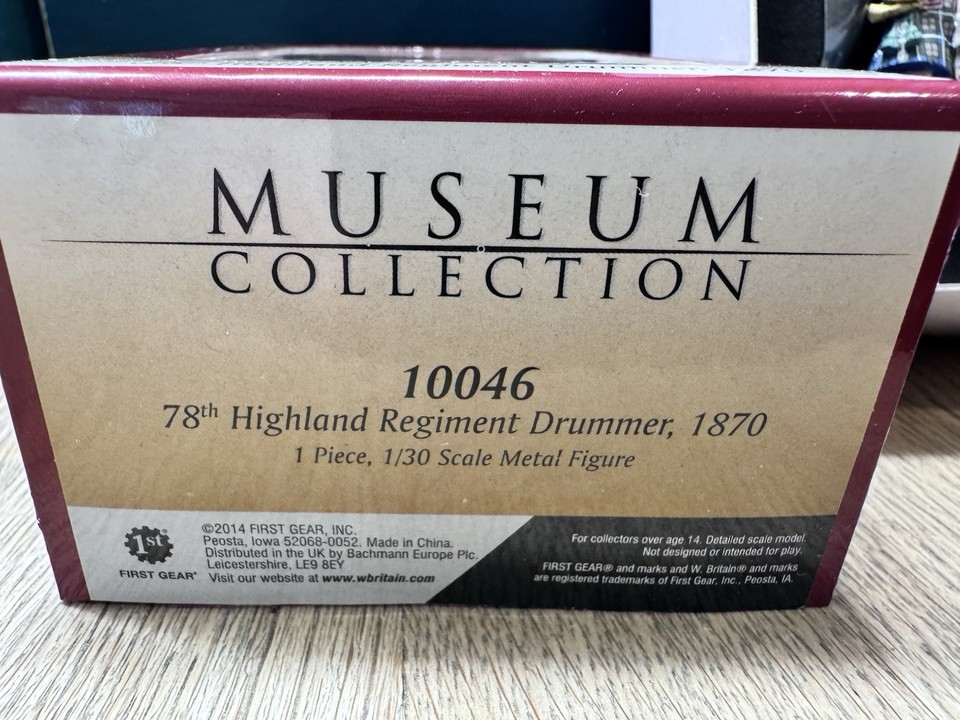 Britains: Boxed Set 10046 - 78th Highlander Drummer, 1870. New Old ...