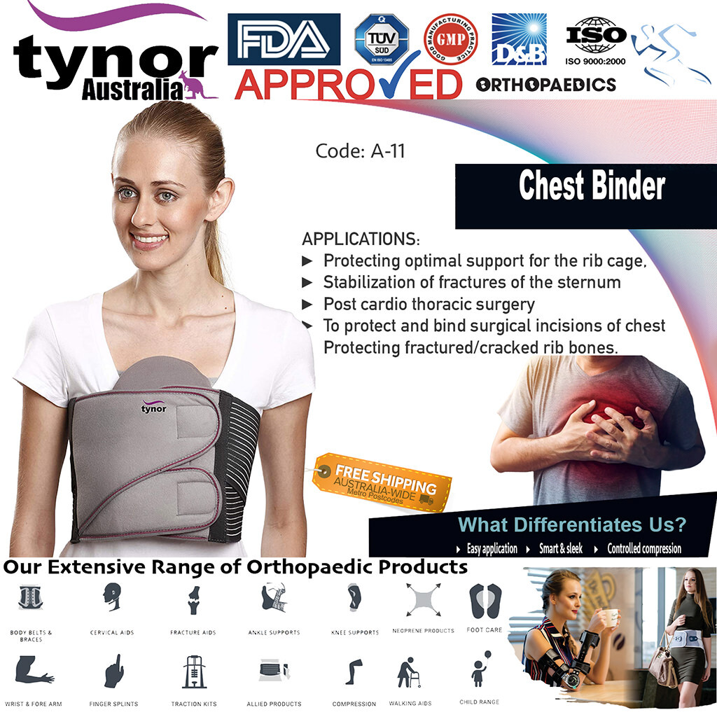 Orthopedic Binders Tynor Neo Abs Binder Adjustable Supporter (Green