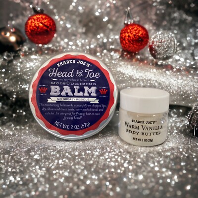 Trader Joe's Head to Toe Moisturizing Balm and Beard Balm + Vanilla ...