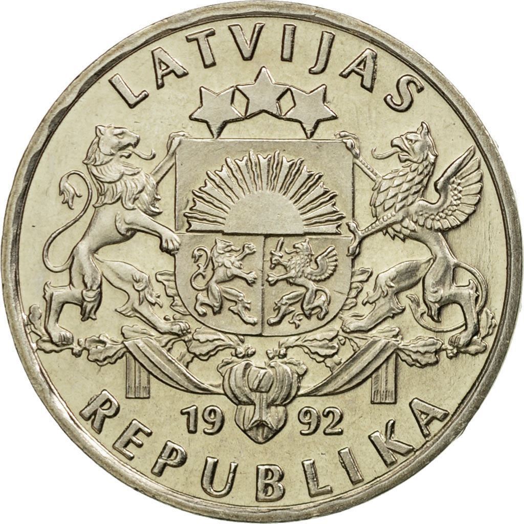 Latvian Coin Latvia 1 Lats | Salmon | Lion | Griffin | 1992 - 2008 | eBay