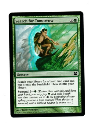 1x FOIL Search for Tomorrow EX Modern Masters 2013 Mtg Magic EDH 1x x1 ...