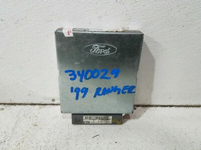 1999 ford ranger engine computer 3.0L 6 cyl 4x2 A/T FED XL5F-12A650-HD ...
