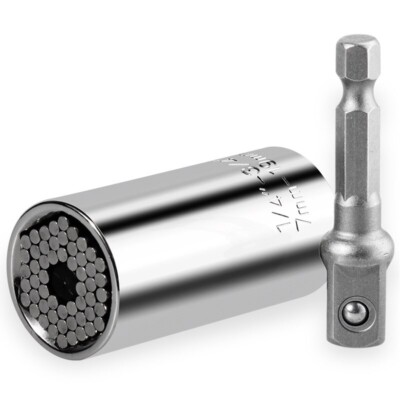 Universal SOCKET Wrench Tool 1/4-3/4 7mm-19mm Magic Grip Alligator ...