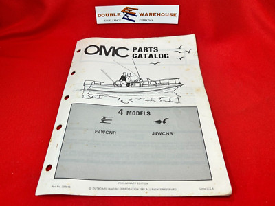1981 OMC Parts Catalog 4 Models 392913 Preliminary Ed | eBay
