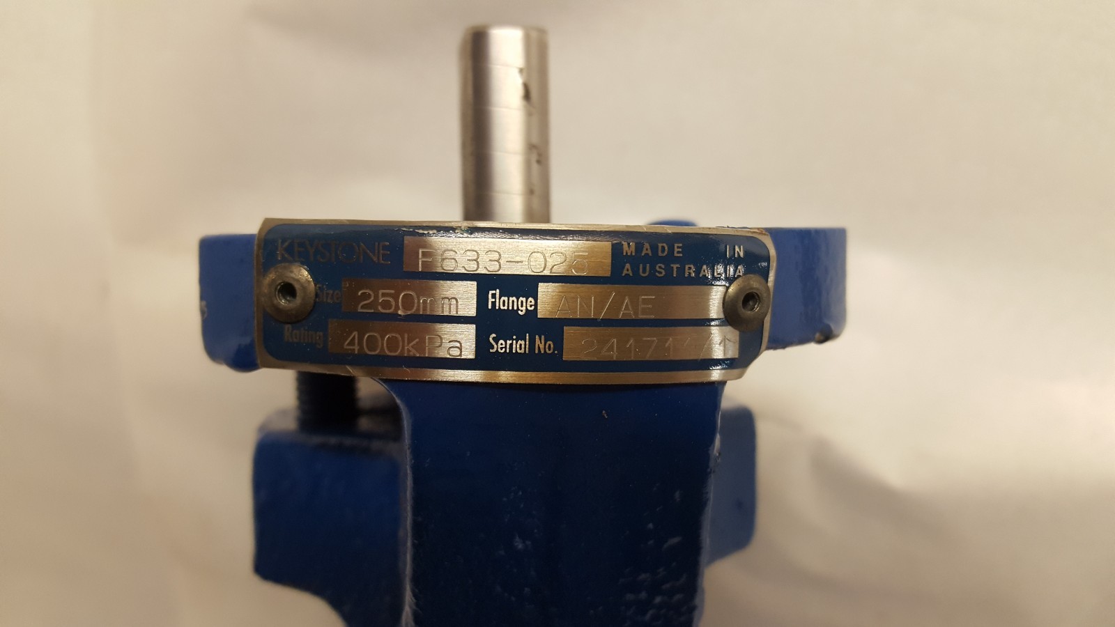 Keystone F633-025 Butterfly Valve F239-N DN250 400kPa - New | eBay ...