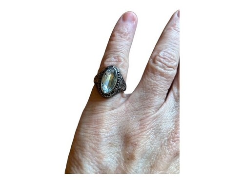 1977 Sterling Silver Jostens Brock University BA Ring Ontario Canada ...