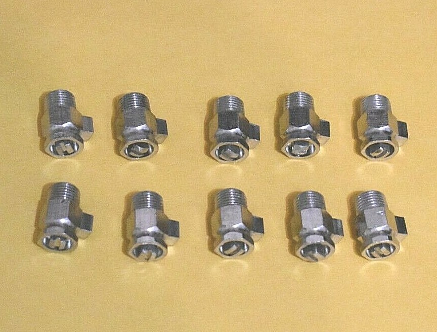 10 Radiator Brass Nickle Plated Key Operated Air Bleed Coin Valves 1/8 ...