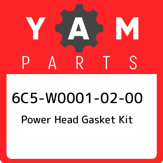 Yamaha OEM Part 6c5-w0001-02-00 Power Head Gasket Kit for sale online ...