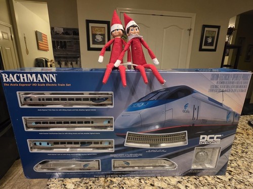 Bachmann 01205 Acela® Set (HO Scale) COMPLETE NEW OPEN BOX TRAIN SET | eBay