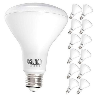 12 Pack BR30 LED Bulb 11W=65W, 850 LM, E26 Base, Dimmable, 5000K ...