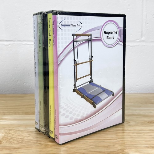Supreme Pilates Pro DVD Lot of 5 Barre Speed Sculpt Lower Body Ab Blast ...