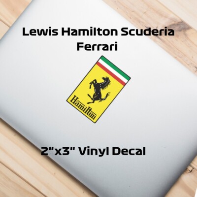 Lewis Hamilton Ferrari #44 vinyl decal indoor/outdoor, high quality 🔥👀🐐 ...