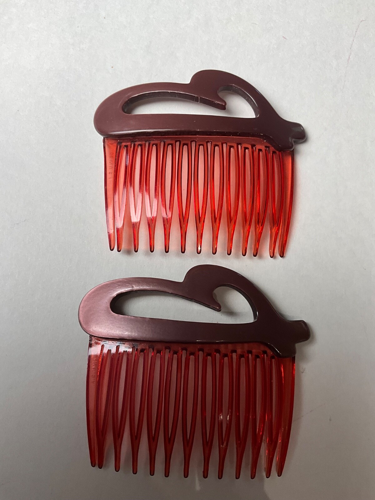 Vintage 1980’s Mauve Hair Comb Set | eBay