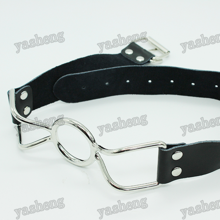 Quality Genuine Real Leather O Ring Open Mouth Ring | eBay