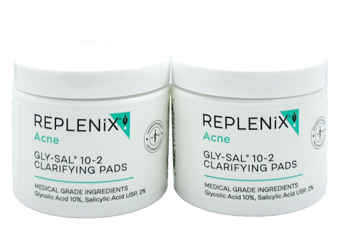 Replenix Acne Gly-Sal 10-2 Clarifying Pads - 60 Pads [ 2 Pack] | eBay