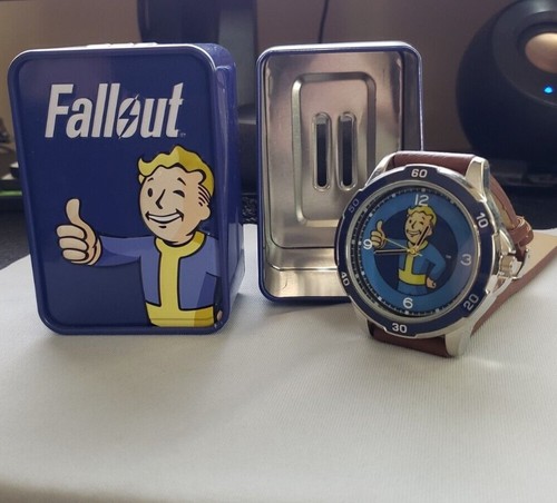 Fallout Wrist Watch Vault Boy 2018 Accutime Watch Corp Bethesda RARE | eBay