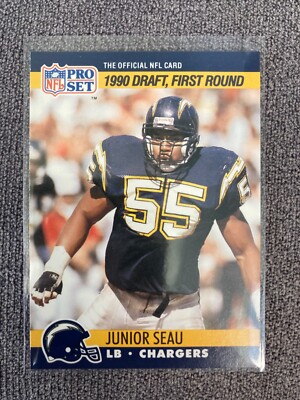 1990 Pro Set Junior Seau. Rookie Card. Formerly USC, Chargers, Dolphins ...