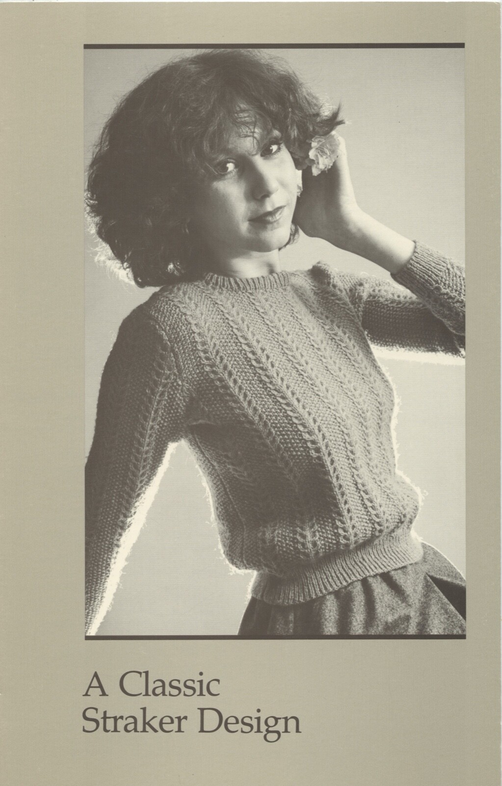 A Classic Straker Design Knitting Pattern 735-P West Bay Sweater Women ...