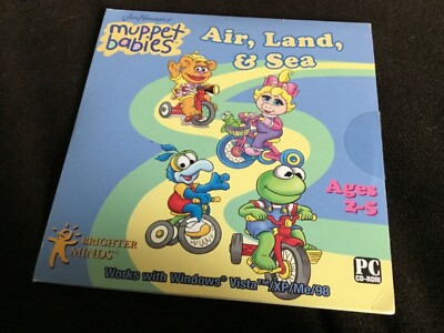 MUPPET BABIES ~AIR, LAND AND SEA~ PC CD ROM EARLY LEARNING GAME | eBay