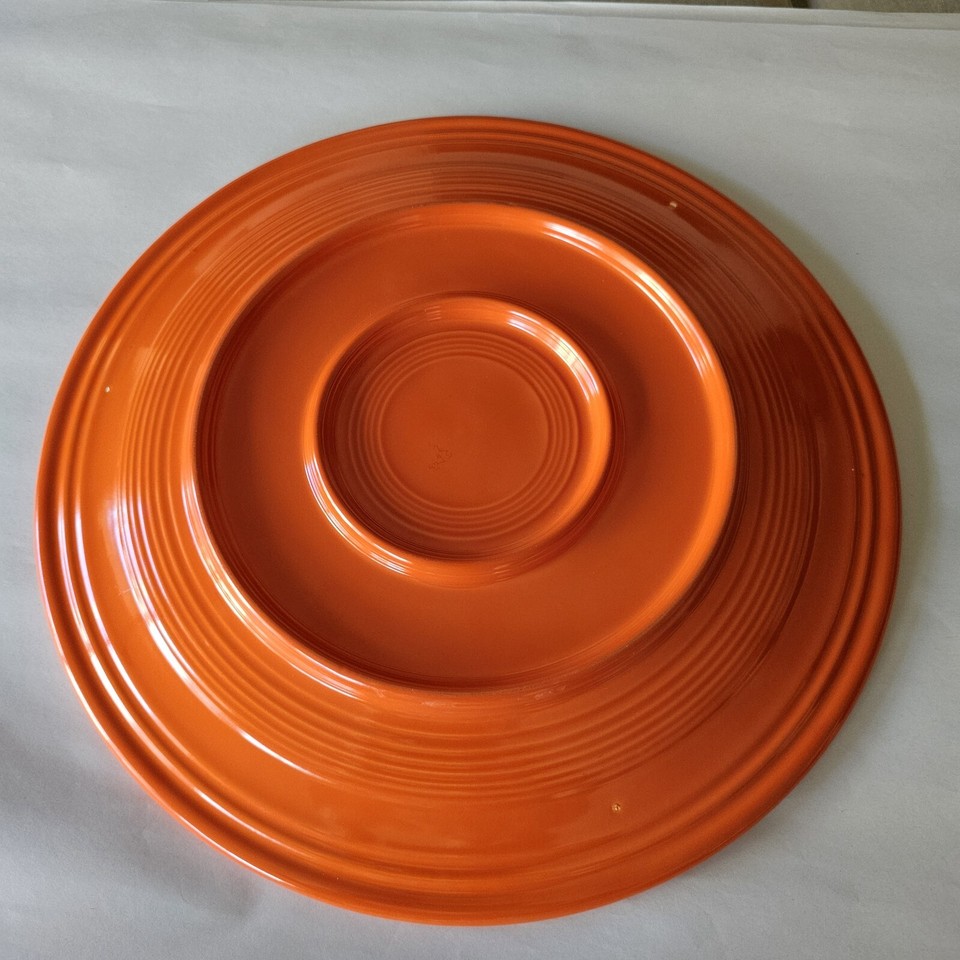 RARE 1936 Orange Red Fiestaware Genuine Fiesta by Homer Laughlin ...