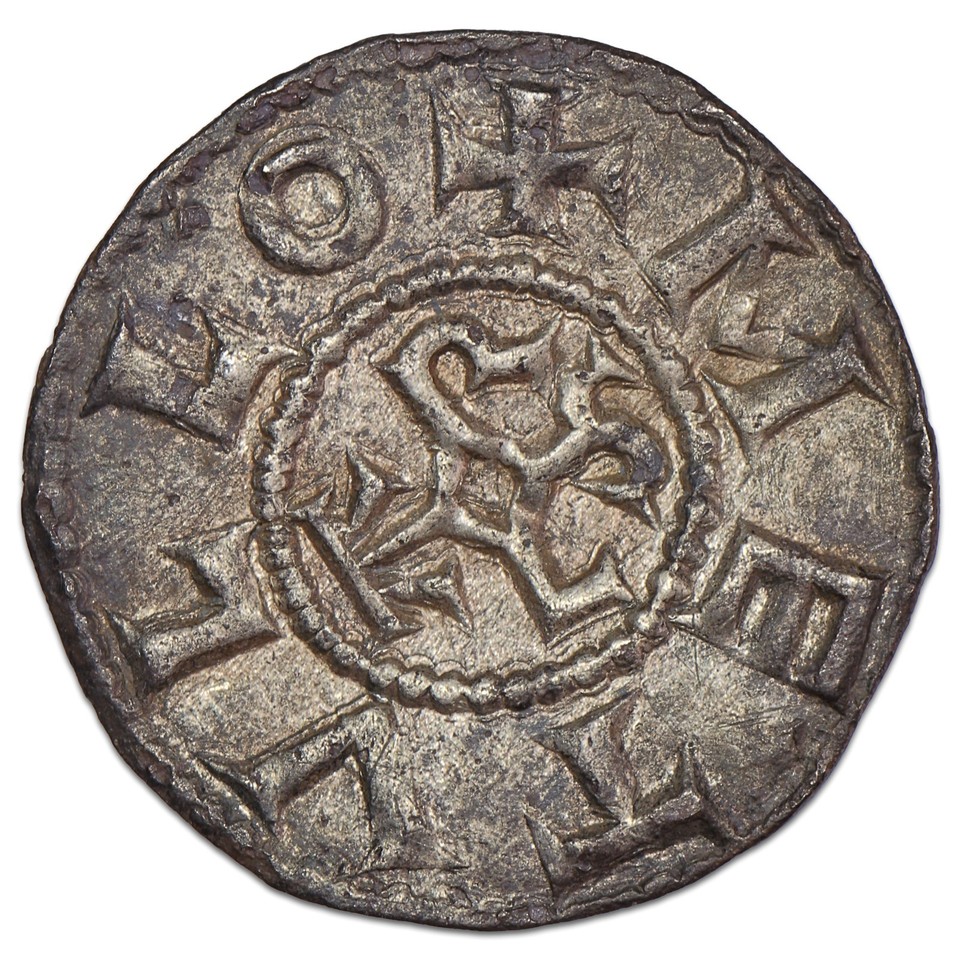 Moneda Carolingio - Carlos II - Denario De Melle - AU Plata - Prou.692 ...