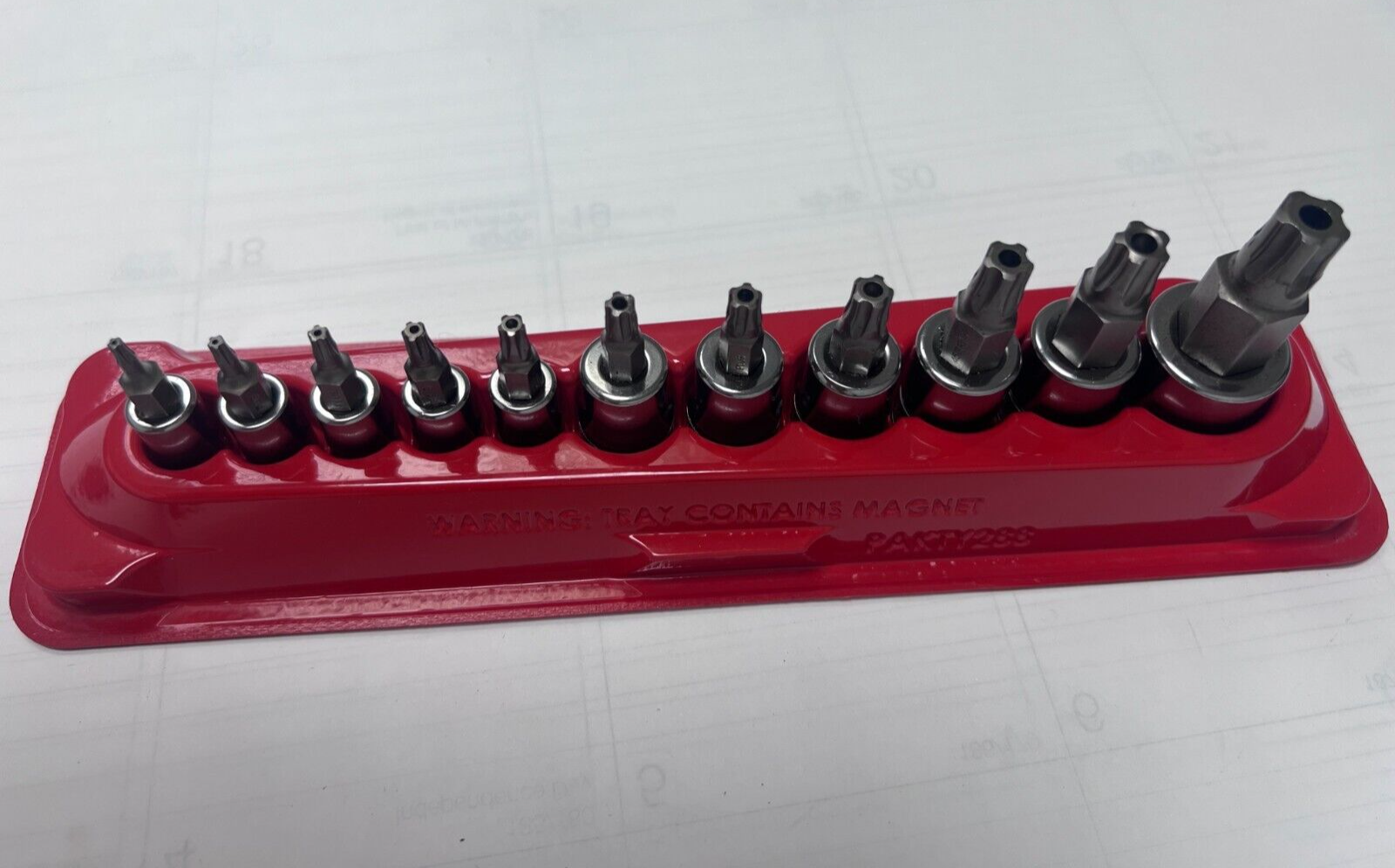 SNAP-ON TOOLS NEW IN WRAPPER 11 PC. TORX PLUS TAMPER RESISTANT SOCKET ...