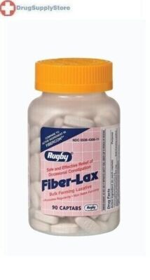 Rugby FIBER-LAX POLYCARBO 500 MG TAB 90 Counts | eBay UK