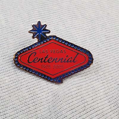 Las Vegas Centennial 1905-2005 Lapel Pin Casino Nevada Strip Sign | eBay