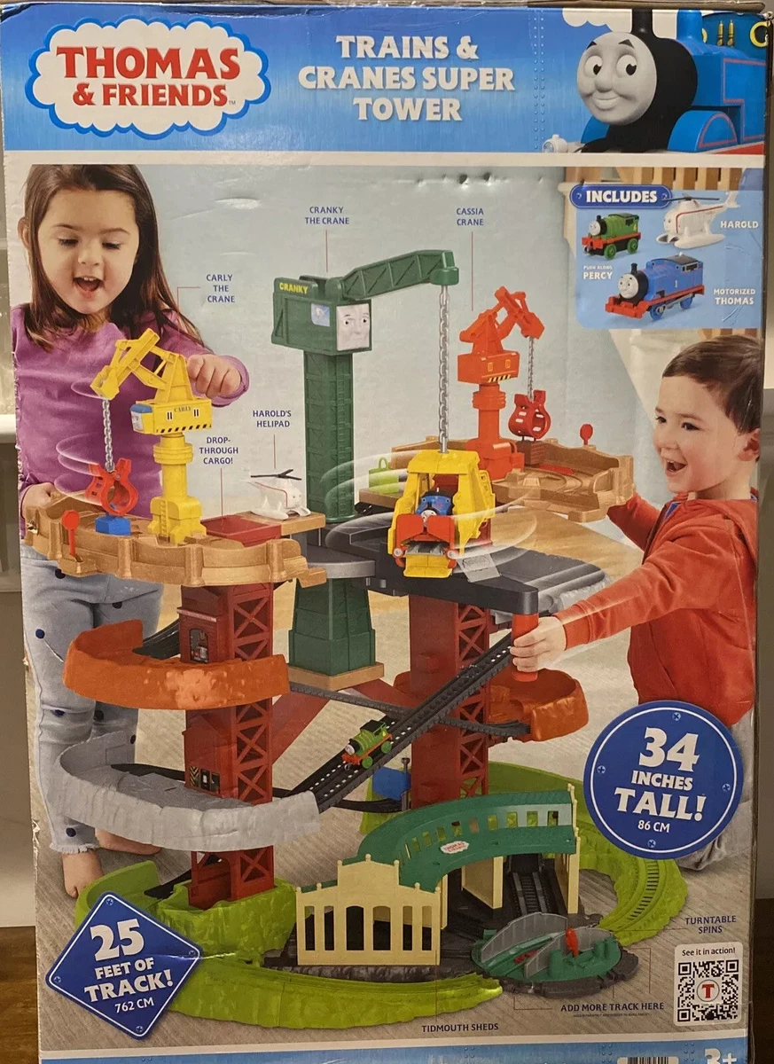 Thomas Friends Trains Cranes Super Tower GXH09 Mattel