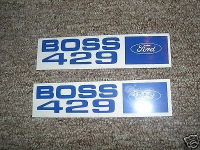 1969 1970 Mustang Boss 429 Valve Cover Decals | eBay