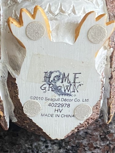 2010 Enesco Home Grown Coconut Owl Figurine #4022978 | eBay