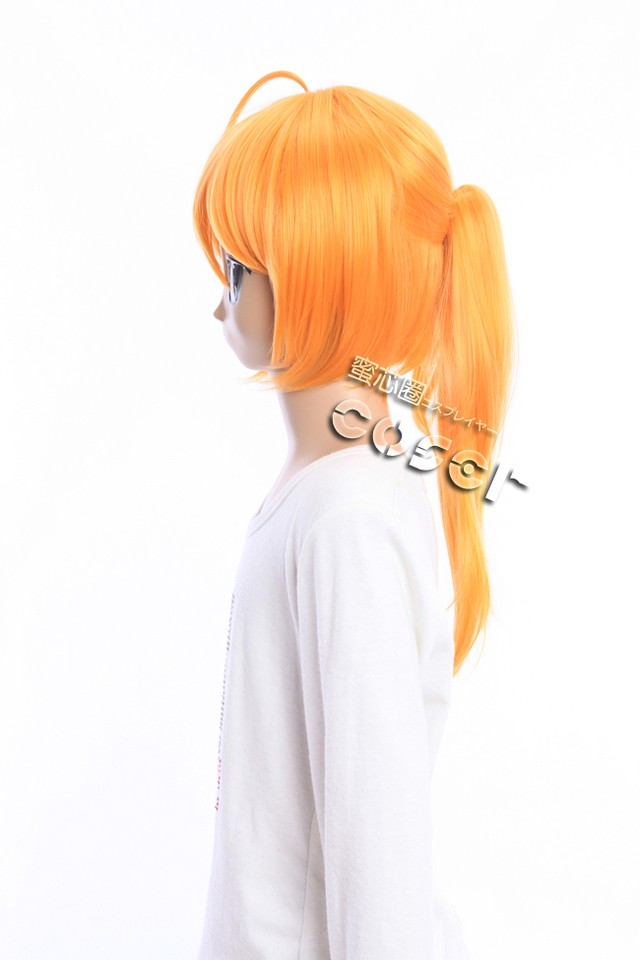 W-353 Mayo Chiki Subaru Konoe orange 50cm Zopf Cosplay Perücke Wig ...