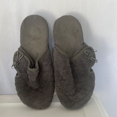 Womens Vionic Grey House Slippers | eBay