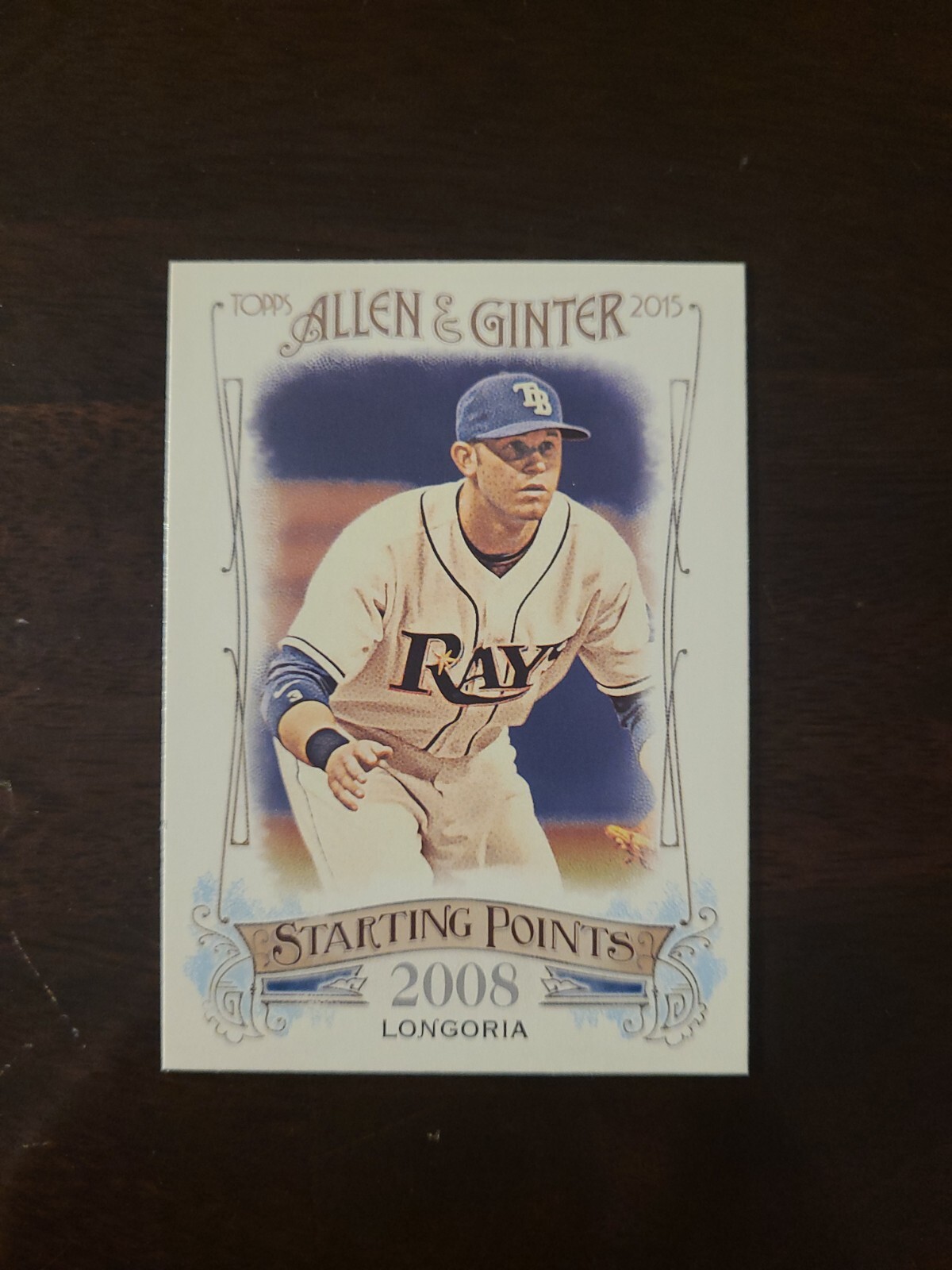 2015 Topps Allen & Ginter Evan Longoria Starting Points #SP-86 Tampa ...