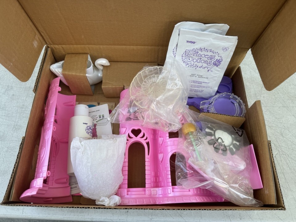 Vintage 1996 Tyco Princess Potions Magic Garden Swan Castle RARE! New ...