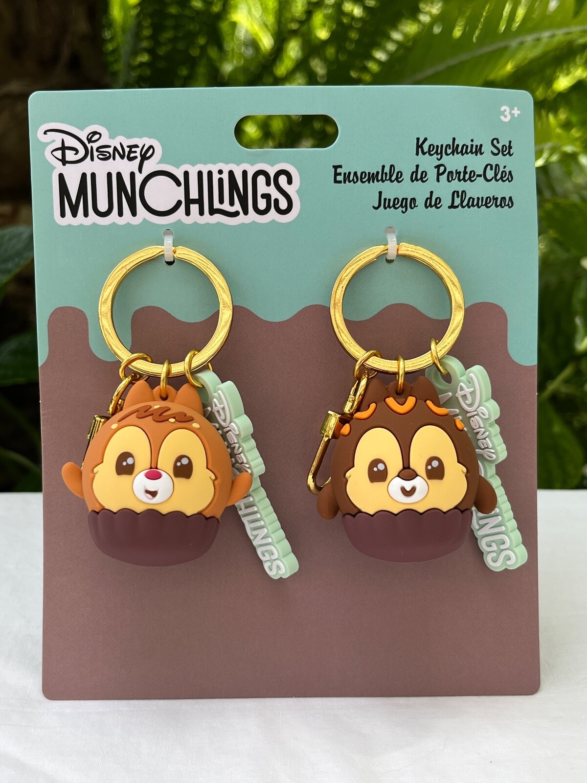 Disney Parks 2023 Disney Munchlings Chip & Dale Keychain Set/Bag Tags ...