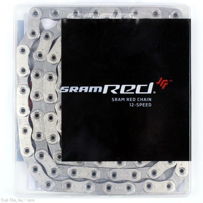 SRAM Red AXS 12 Speed Flattop Chain 114 Link - Powerloc Quick Link ...