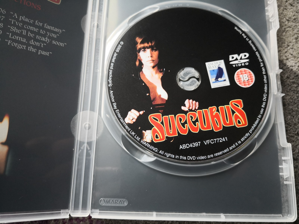 Succubus DVD - 1968 Erotic Horror Jess Franco Collection - UK - R2 ...