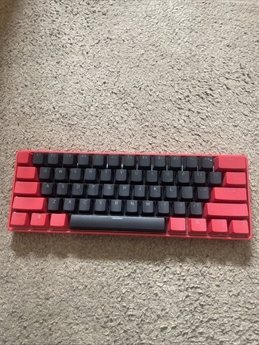 Red And Black Clix x Matrix Mechanical Keyboard 60% Cherry Gx Switches ...