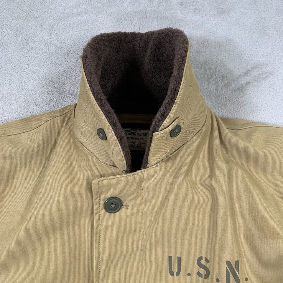 Non Stock Jacket Mens 38 Brown N-1 Deck Bronson USN Navy Military Naval ...