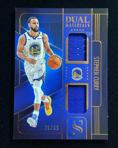 2024-25 Silhouette Bronze #DMA-CUR Stephen Curry Game-Worn Dual Patch ...