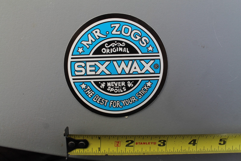 Mr Zog's Sex Wax Blue Black Sexy Sticky Original V3A Vintage Surfing ...