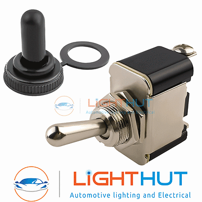 12V 25A Metal On Off Waterproof Toggle Switch Boat Marine Screw ...