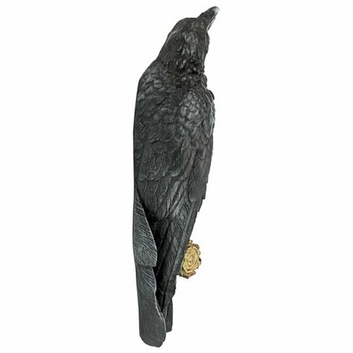 Crow's Statue Wall Craft Decor Creative Eaves Resin Statue Ornaments ...