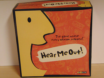 Hear Me Out! the Board Game Where Every Opinion Matters-Complete Ex ...