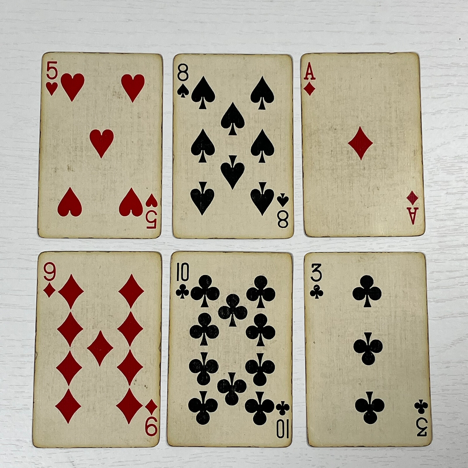 Lot of 6 "H" Letter Single Swap Playing Cards Crafting Journaling | eBay