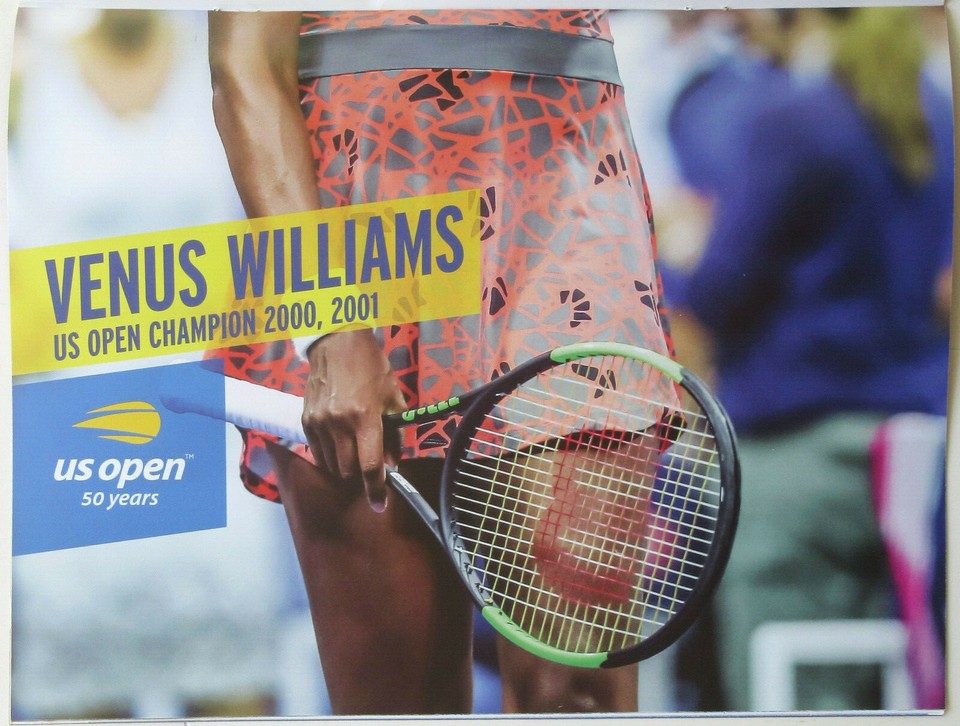 2018 SERENA WILLIAMS - "US Open Daily" + STAN WAWRINKA & VENUS WILLIAMS ...