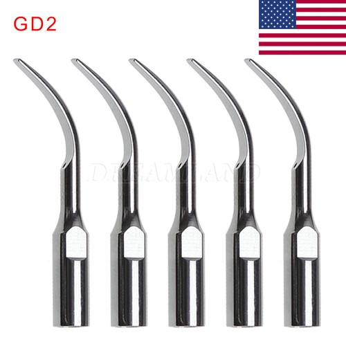 5X Escalador dental Puntas de escalado GD2 Fit Cavitron DTE Satelec NSK ...